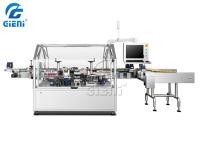 China Semi Automatic Round Bottle Labeling Machine 400pcs/min Dual Side Labeling for sale