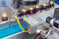 China Semi Automatic Round Bottle Labeling Machine 400pcs/min Dual Side Labeling for sale