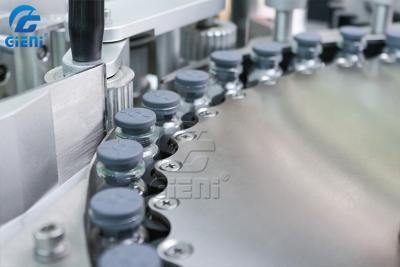 Cina etichettatrice automatica della bottiglia rotonda della tavola rotante di 600kgs 4.1Kw per le fiale delle fiale in vendita