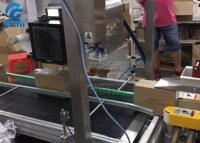 China 220V 0.65KW Automatic Box Labeling Machine Real Time Barcode Printing 10-60pcs/min for sale