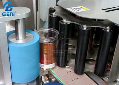 China máquina automática do aplicador da etiqueta do tampo da mesa do tamanho da garrafa de 10cm à venda