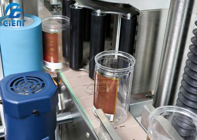China máquina automática do aplicador da etiqueta do tampo da mesa do tamanho da garrafa de 10cm à venda