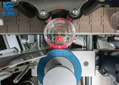 China máquina automática do aplicador da etiqueta do tampo da mesa do tamanho da garrafa de 10cm à venda