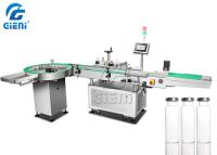 China Cylindrical Bottle Label Applicator 300pcs/min Automatic Labeling Machine 20-90mm Diameter for sale