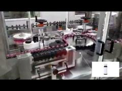 Máquinas para depositar garrafas redondas verticais com uma precisão superior a ± 0,5 mm