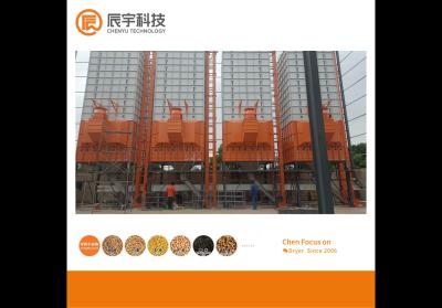 China 32T partijtype Droger, Paddy Rice Dryer With On-Lijnvochtigheid 30%-12% Te koop