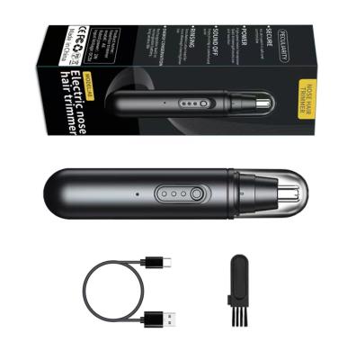 China Portable Men'S Nose Hair Clipper Nasal Trimmer With Stainless Steel Blades for sale