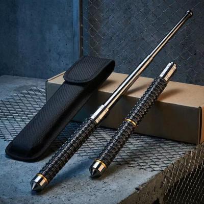 China Retractable Expandable Tactical Telescopic Baton High Strength Alloy Steel for sale