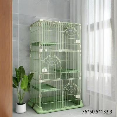 China Large Metal Carbon Structural Stainless Steel Bird Cage Four Layer For Home OEM for sale
