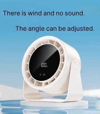 China Compact Small Household Appliances Oscillating Desk Fan Brushless Motor for sale