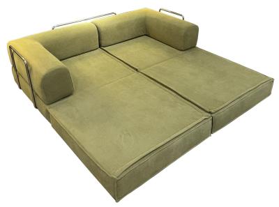 China Customized Chenille Compressed Sofa Bed Breathable Fabric ODM for sale