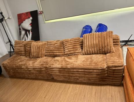 Quality ODM Compressed Corduroy Sleeper Sofa Sectional For Living Room for sale
