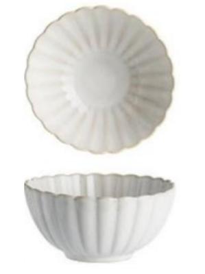 China Customised Modern Ceramic Tableware Chrysanthemum Bowl Plates for sale