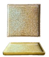 China Square Modern Ceramic Tableware Clay Pottery Dishes Stoneware for sale