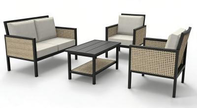 China ODM Wicker Patio Conversation Sets Sofa And Table Furniture for sale