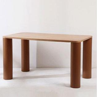 China Modern Solid Dark Oak Wood Dining Room Table Square 120cm ODM for sale