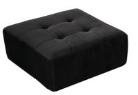 China Customized square polymer cotton and linen compression footrest for sale