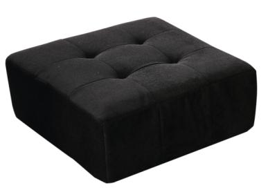 China Customized square polymer cotton and linen compression footrest for sale