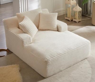 China Customized single seat corduroy compression sofa bed for sale