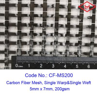 Cina Tessuto unidirezionale Mesh Sustainable Concrete For Structure della fibra del carbonio in vendita