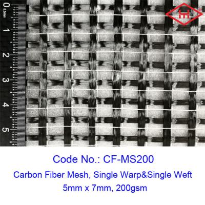 Cina Tessuto unidirezionale Mesh Sustainable Concrete For Structure della fibra del carbonio in vendita