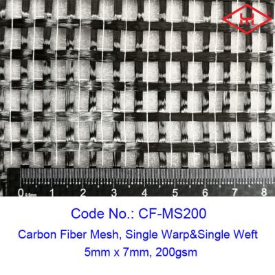 Cina Tessuto unidirezionale Mesh Sustainable Concrete For Structure della fibra del carbonio in vendita