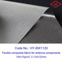 China 145cm Width Flexible Composite Fabric for Antenna Components - 0.13mm Thickness, 2500N Breaking Strength for sale
