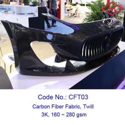 China Tight Woven 3K Twill Carbon Fibre Fabric Popular For Cosmetic for sale