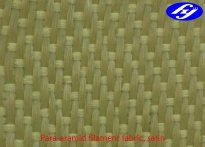 Cina Tessuto 1500D 200GSM della fibra di Aramid del raso/fibra del filamento con spessore di 0.26MM in vendita