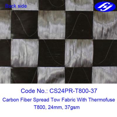 China Tela larga ultra fina do reboque da propagação da fibra do carbono 37GSM da tela 12K T800 da fibra do carbono à venda