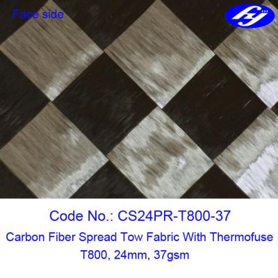 China Tela larga ultra fina do reboque da propagação da fibra do carbono 37GSM da tela 12K T800 da fibra do carbono à venda