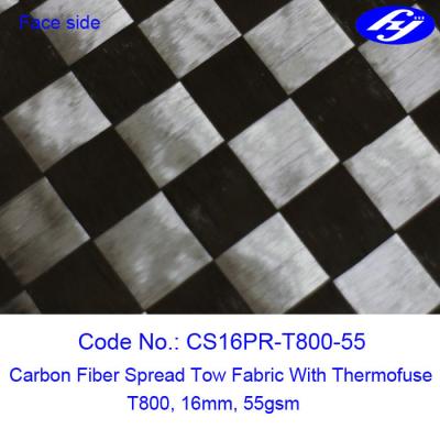 Cina Grande rimorchio di diffusione del carbonio 55GSM di Toray 12K della fibra del carbonio di rimorchio T800 ampio tessuto in vendita