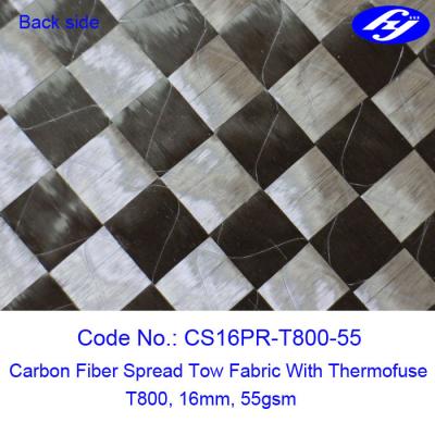 Cina Grande rimorchio di diffusione del carbonio 55GSM di Toray 12K della fibra del carbonio di rimorchio T800 ampio tessuto in vendita