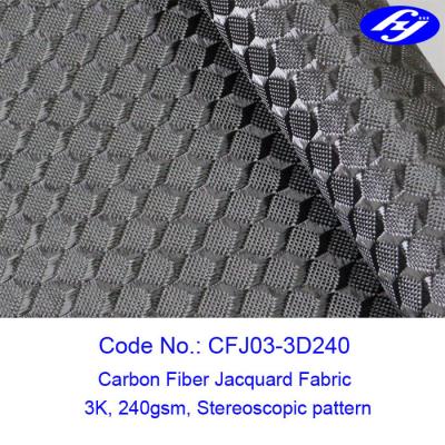 China 150cm Stereoscopische Visuele de Vezelstof van de Effect 3D Koolstof Te koop
