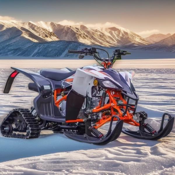 Quality 125CC Snowmobile Track Motorcycle with Electric Start Engine for sale