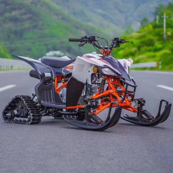 Quality 125cc Snowmobile ATV Engine Sledge Snow Bike with Electric Start and Wheels for sale