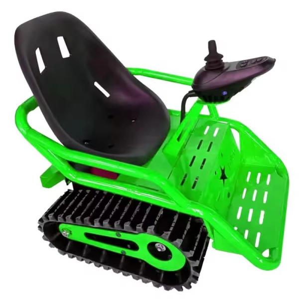 Quality 24V Voltage Children's Track Electric Beach Kart with Small Tank and Remote for sale