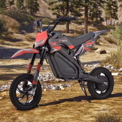 Cina 350W Motor Power Kids Dirt Bike 24v 500W Motocicletta elettrica con freno anteriore e posteriore in vendita