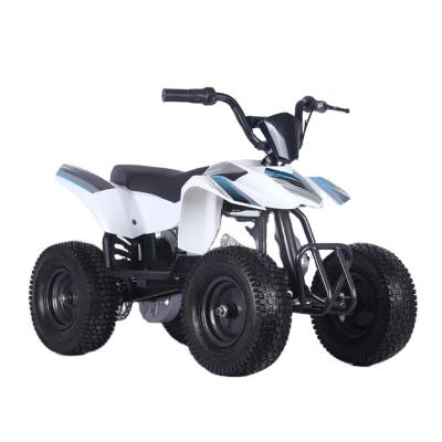 China 24V Aotong Motor 350W Electric Quad Bike for Children 4 Wheel Off Road ATV in Yellow for sale