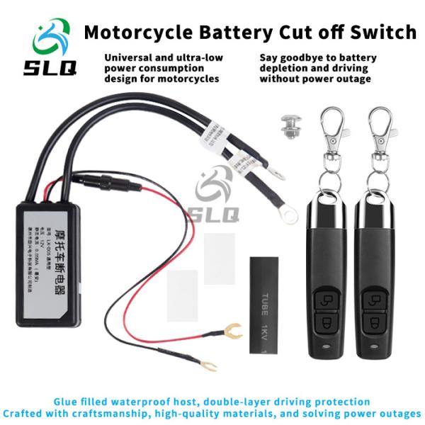 Quality High Definition Motorcycle Battery Cut Off Switch With Universal Positive Negative Disconnection Product Size 81*41 * 20MM for sale