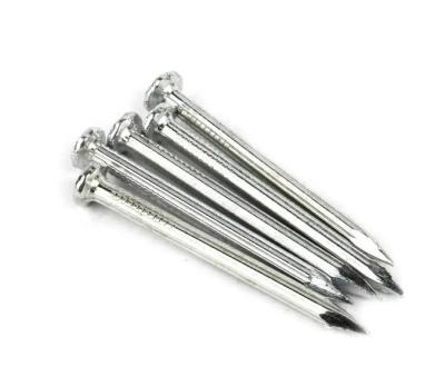 China Carbon Hardened Steel Concrete Nails For Construction Bulk / Box Packing for sale