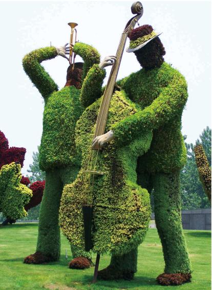 Artificial Flower Landscape Decoration Customized Plant 