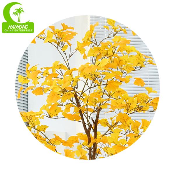 Kunstmatige Ginkgo-Kunstmatige Valse de Boom Kunstmatige Tuin van de Boominstallatie