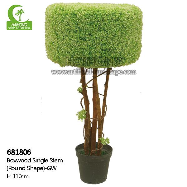 faux boxwood tree