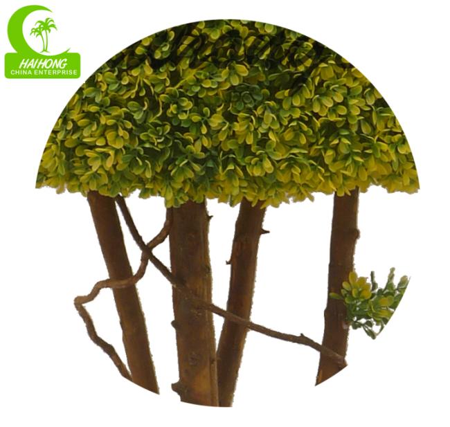 faux boxwood tree