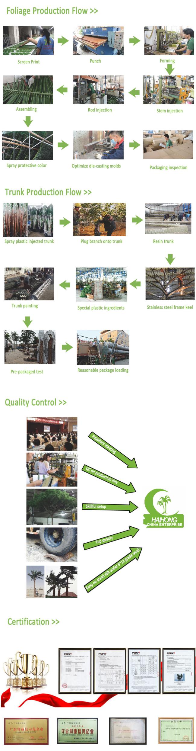 artificial landscaping and plants factory