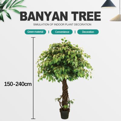 Κίνα Artificial Plants Hot Selling Small Banyan Tree For Home Decoration προς πώληση