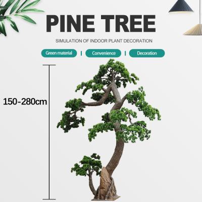China Altura en conserva artificial decorativa del árbol de pino del sitio del dormitorio los 280cm en venta
