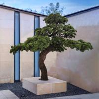 China Customizable Landscape Artificial Green Pine Tree For Bathroom for sale