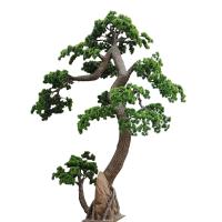 China Customizable Landscape Artificial Green Pine Tree For Bathroom for sale